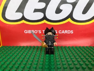 LEGO BLACKBEARD + SWORD minifigure POTC set 4195 4192 figure poc007 | eBay