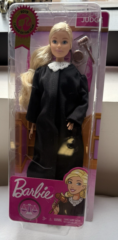 Barbie Judge Career of the Year Doll (2019) Blonde– Rare HTF –RGB- NIB ...