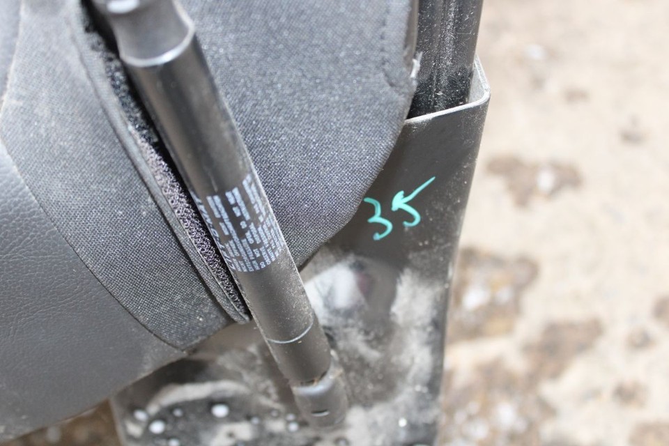 Fiat Talento MK3 Front Double Seat Passenger Half Leather Storage Box ...