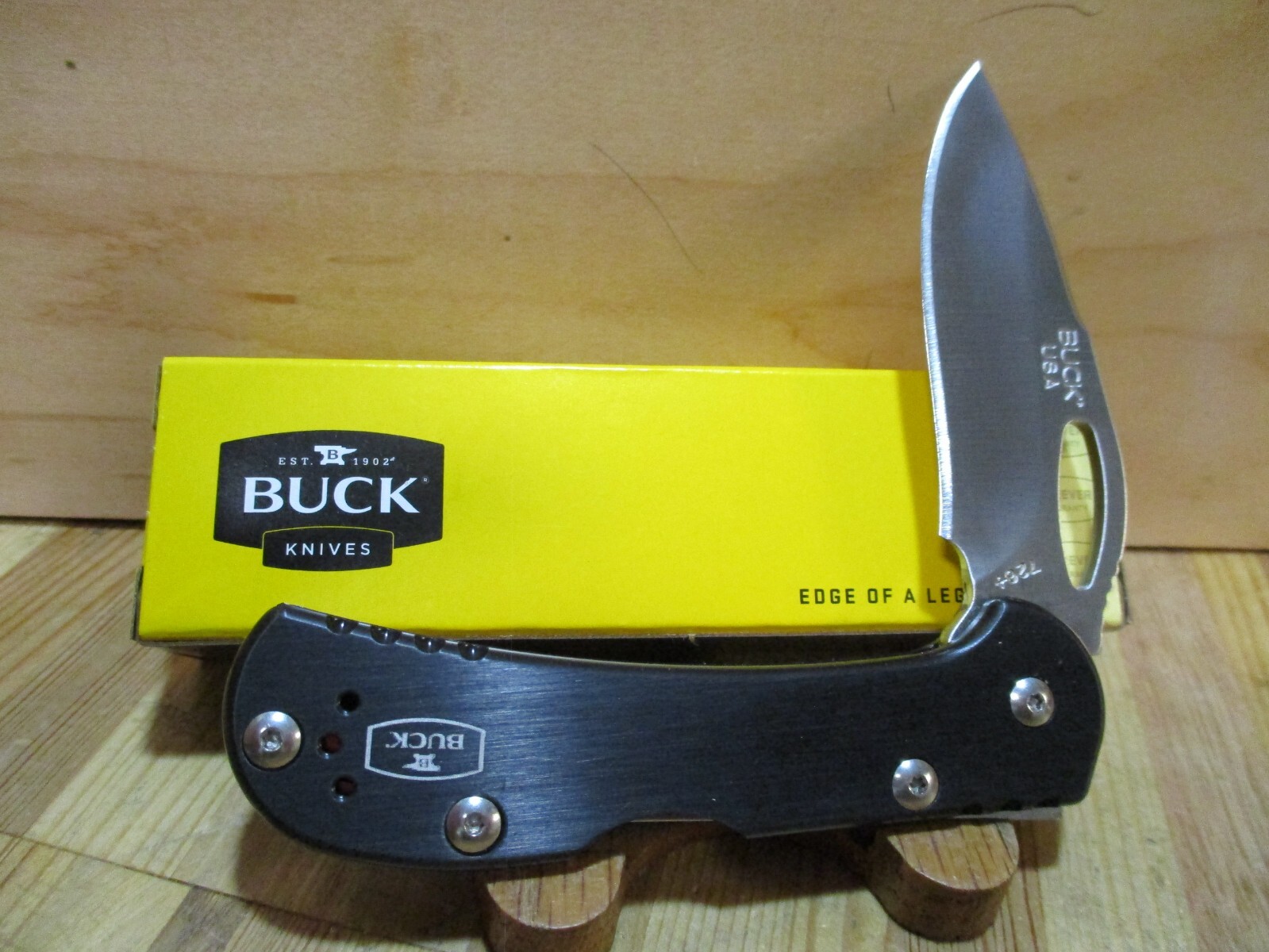 NIB Buck USA Mini Spitfire 726 Folding Pocket Knife In Black - 12243 | eBay