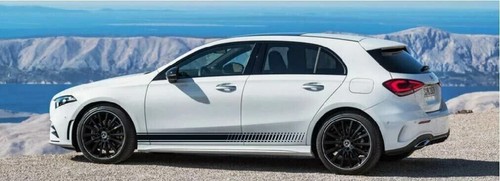 Fits Mercedes Benz A Class Side Stripes Graphics Decals Any Model AMG ...