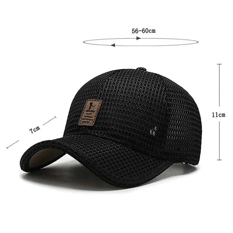 Summer Men Mesh Baseball Cap Sunhat Outdoor Summer Breathable Men ...