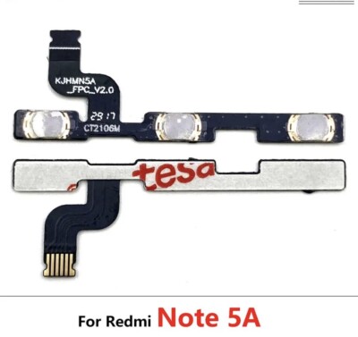 For Xiaomi Redmi Note 5A Replacement Power & Volume Button Flex Cable ...