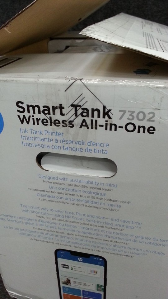 HP Smart Tank 7302 Wireless Color Ink Tank All-In-One Printer, Scan ...