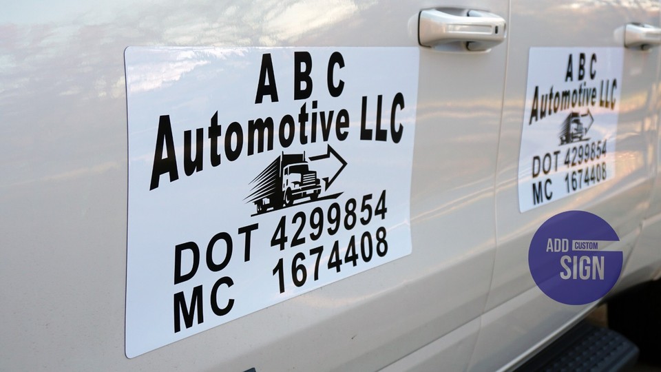 Custom Magnetic Signs, Car Door Magnets, Vehicle Signs, Car Magnets ...