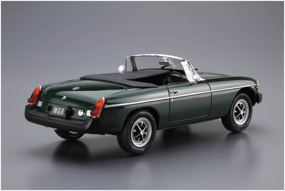 1:24 Scale Aoshima MG MGB Roadster 1974 Car Model Kit - CLASSIC - Rare ...