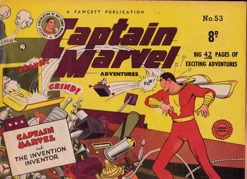 CAPTAIN MARVEL ADVENTURES # 53 1950 BRITISH LANDSCAPE EDITION | eBay UK