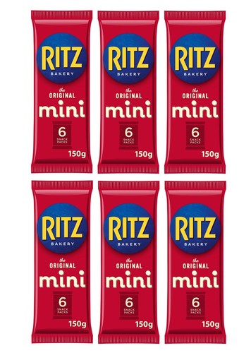 Mini Ritz Crackers Original Multipack 6 x 25g per PACK OF 6 | eBay
