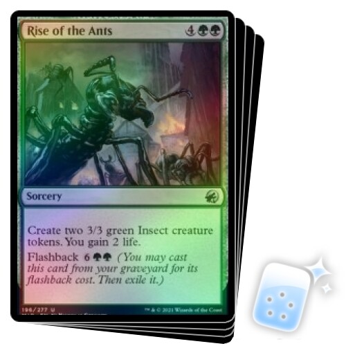 Foil Rise Of The Ants X4 M/NM Magic: The Gathering MTG Innistrad ...