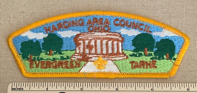 Vintage HARDING AREA COUNCIL Boy Scout Uniform Strip PATCH CSP ...
