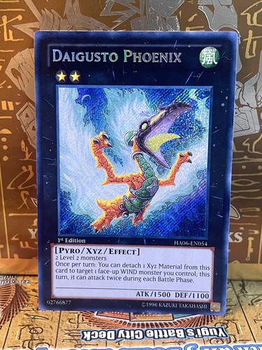 Yu-Gi-Oh! Daigusto Phoenix HA06-EN054 Secret Rare 1st Edition Near Mint ...