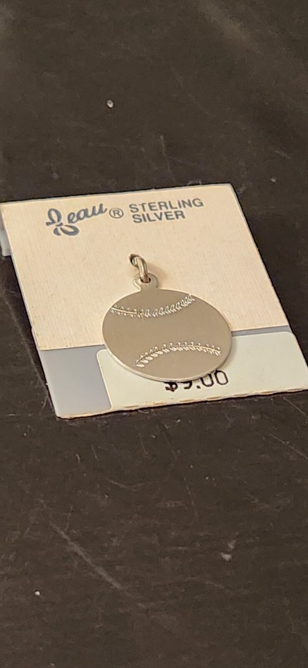 BEAU STERLING SILVER BASEBALL CHARM ENGRAVABLE NEW!!! | eBay