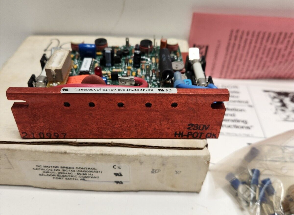 NEW OLD STOCK! BALDOR 230V DC MOTOR SPEED CONTROL CN3000A21 BC142 | eBay