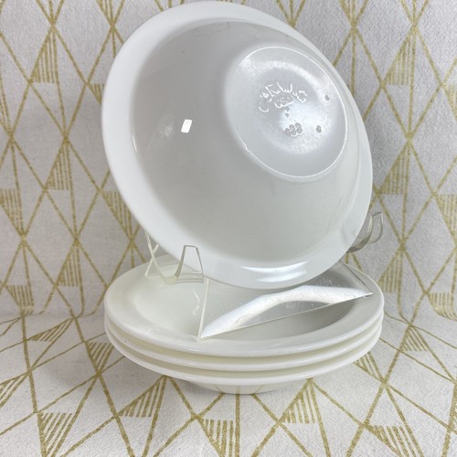 Set of 4 Corning ware white pyroceram dessert- sauce bowls 6 1/8” | eBay