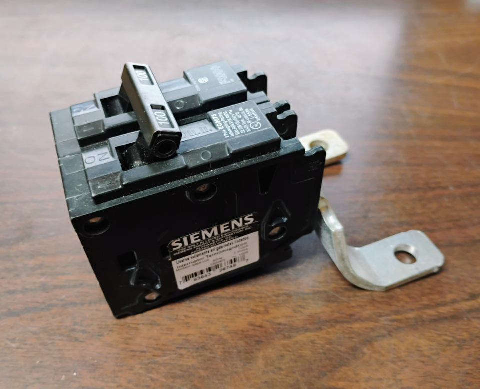 SIEMENS MBK100 MAIN CIRCUIT BREAKER 100 AMP 120/240 VOLT 2-POLE NEW IN ...