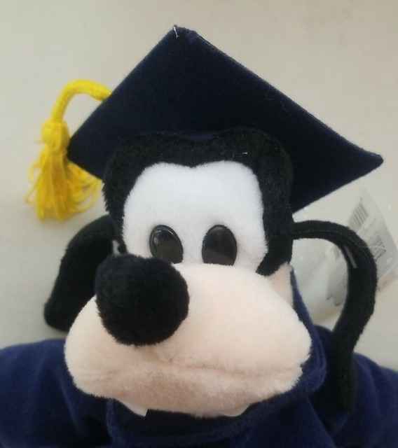 Disney 1999 Tigger & Goofy Grad Nite Graduation Beanie Bag Plush -set ...