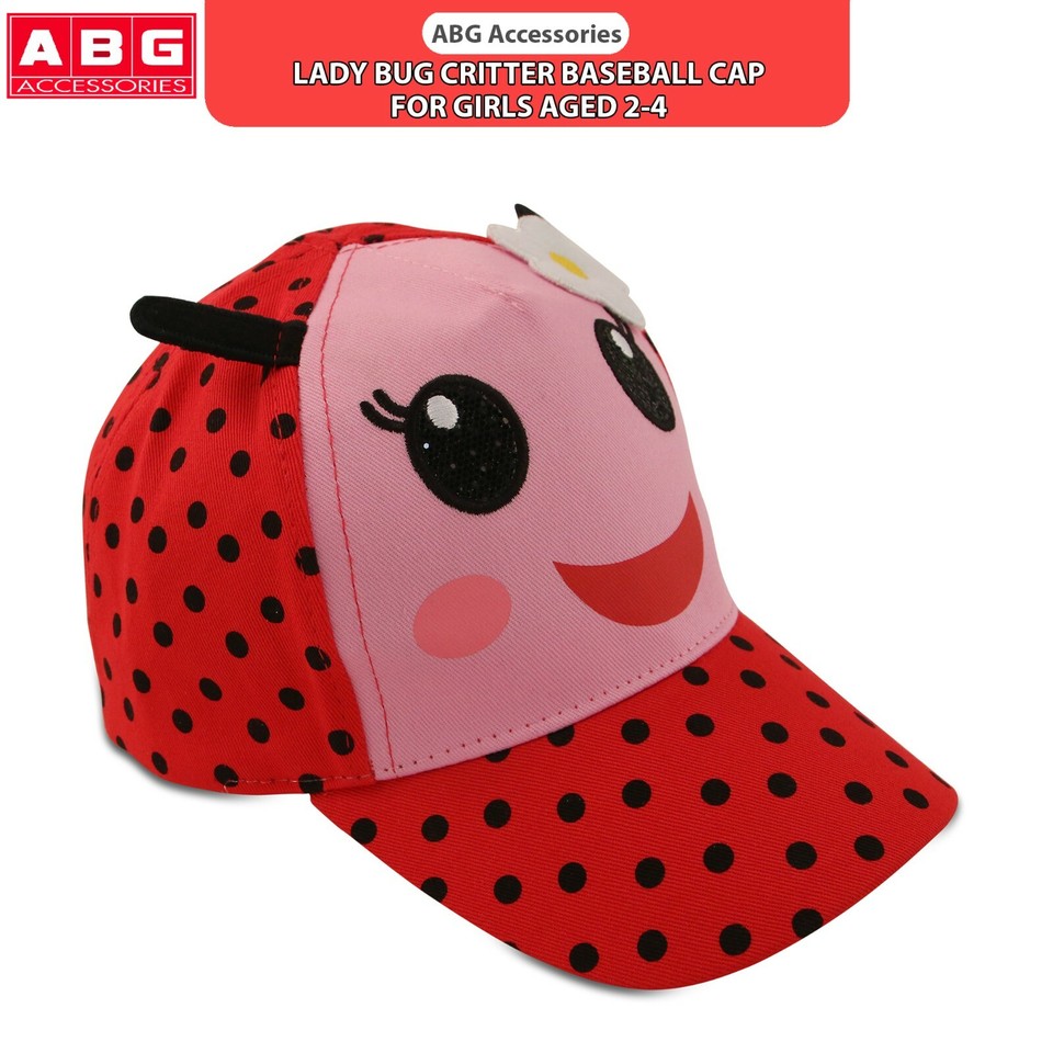 ABG Accessories Toddler Girls Baseball Cap with Assorted Animal Critter ...