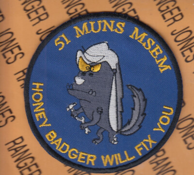 USAF Air Force 51st Munitions Sq MUNS MSEM 3.5" patch c/e | eBay