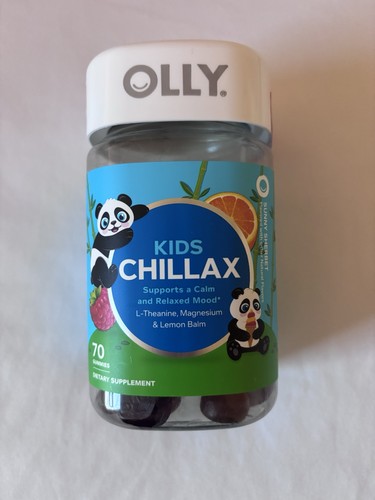 OLLY Kids Chillax Gummy for A Calm and Relaxed Mood - 70 Count Pack of ...