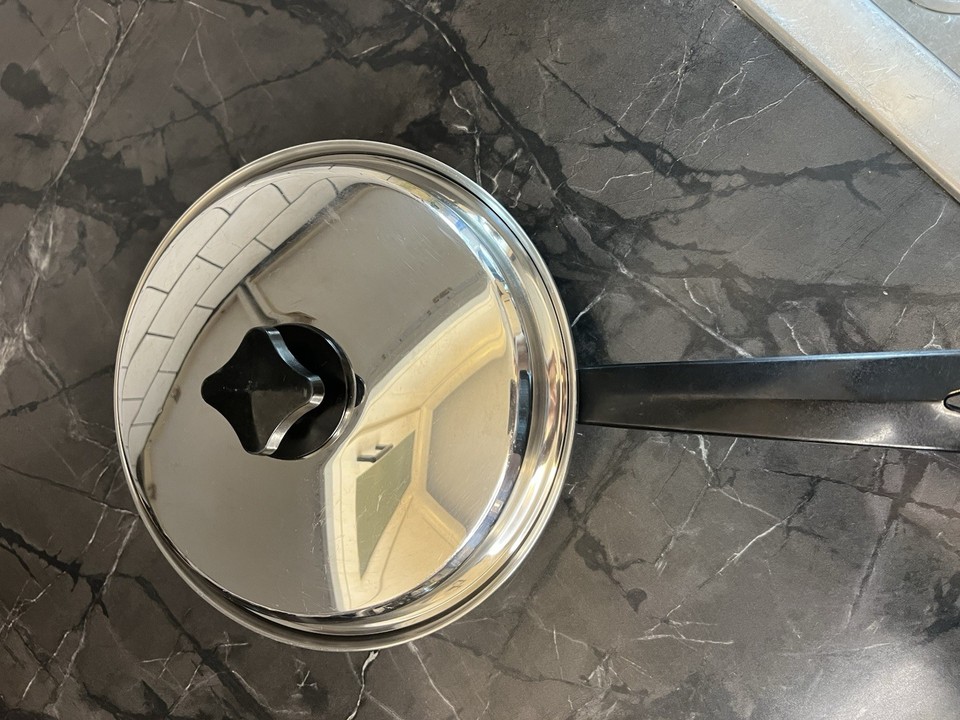 InKor 5-Ply Multi Core Stainless Steel Cookware Pans Lids USA Made 8 ...