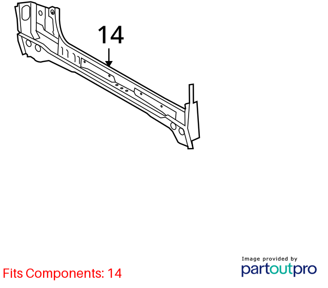 58307-35042 2010-2024 Toyota 4RUNNER Body Lower Back Panel Below Gate ...