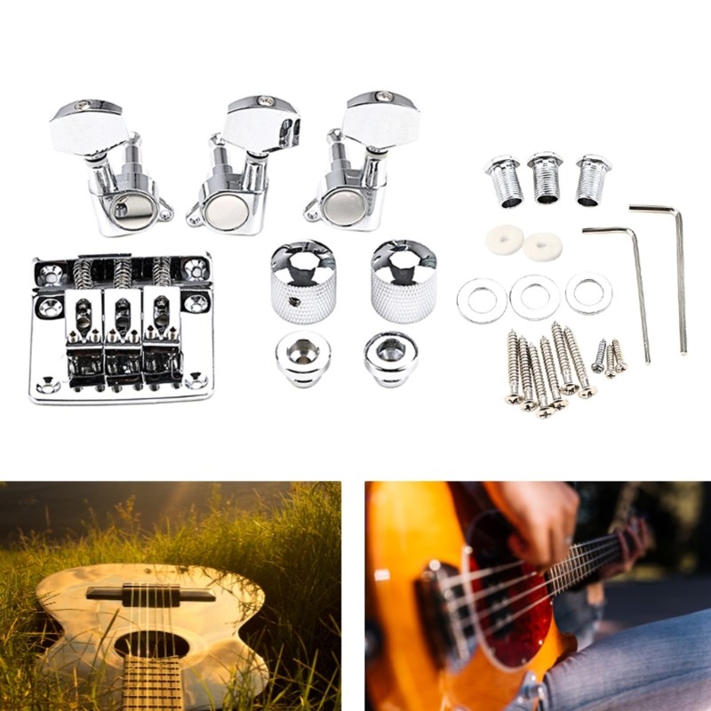 Heavy Type Hardtail Bridge Replacement Machine Head Electric Guitar ...