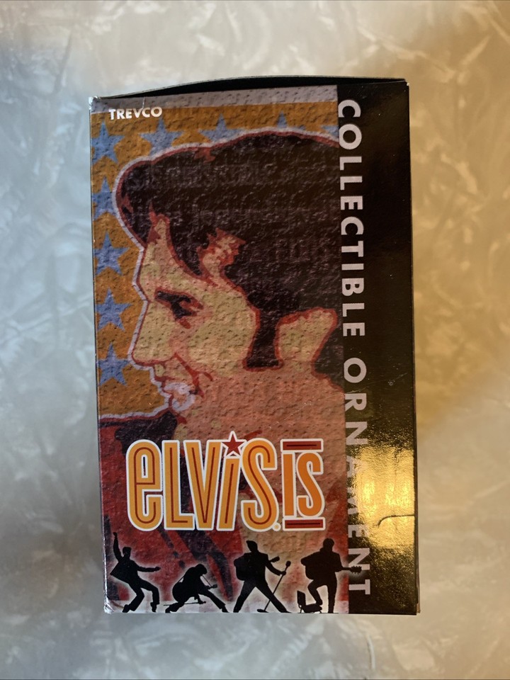 Trevco Elvis Presley 68 Comeback Collectible Ornament 2007 Rare *NEW ...