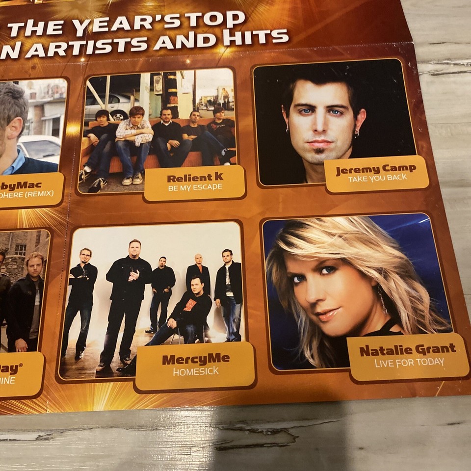 WOW 2006 TOBYMAC RELIENT K 24x24 Album Flat Poster Christian Hip Hop ...