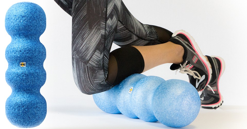 #1 Foam Roller - Blue Medium Rollga - Shin Splints, Back Pain, Self ...