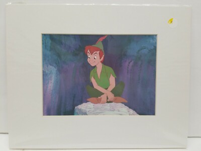 Walt Disney Cartoon Peter Pan Lithograph Print Card Board Frame | eBay