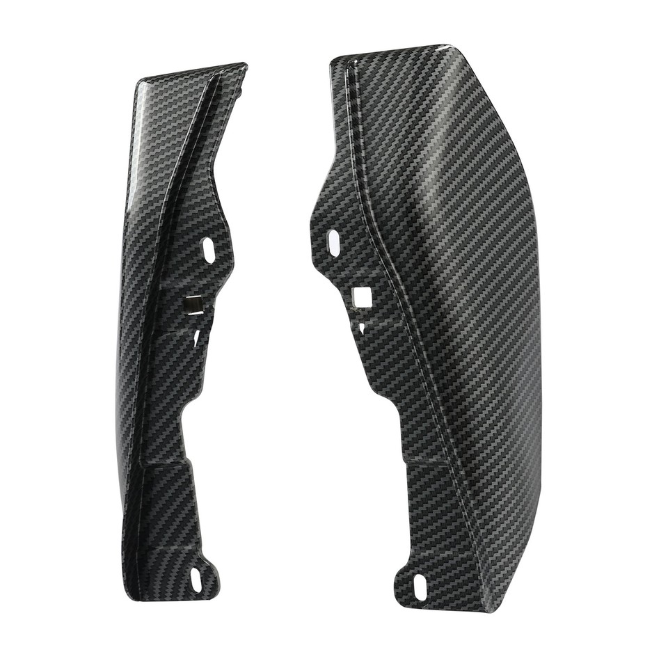 Carbon Fiber Vivid Black Mid-Frame Air Deflector For Harley Street ...