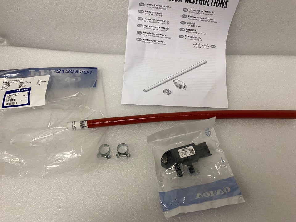 OEM VOLVO D13 DIFFERENTIAL PRESS SENSOR Kit 24183977 21403962 23488881 ...