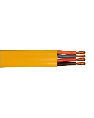 500' 10/4 Flat Festoon Yellow Cable PVC Jacket 600V | eBay