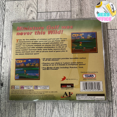 PS1 Putter Golf Sony PlayStation COMPLETE w/ Manual CIB TESTED GoaT ...