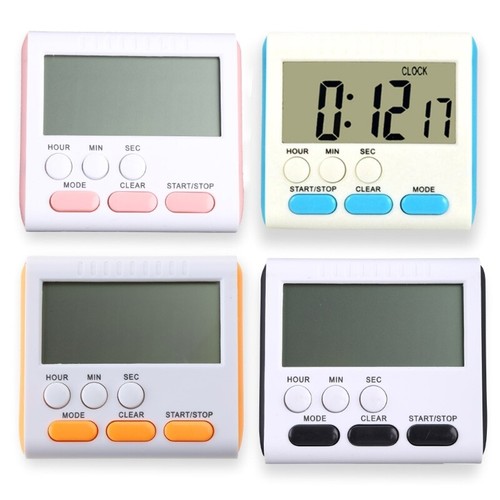 Digital Timer for Teacher Small Timers for Kids Magnet Back Big LCD ...