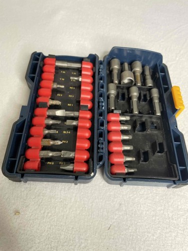 Vtg Ryobi Tool Kit 47 Piece Screwdriver Bit Set High Carbon Steel Hex ...