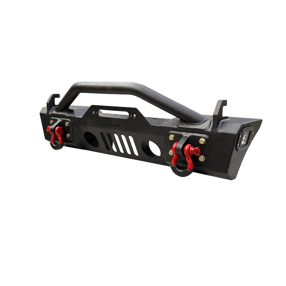 MST For 2007-2018 Jeep Wrangler JK Steel Front/Rear Bumper W/Winch ...