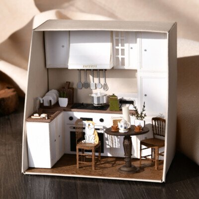 DIY Miniatures Paper Mini Life Series DIY Toy Miniature House - Ship ...