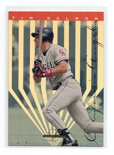 Baseball Card - 1995 Tim Salmon 13 - California Angels Leaf Limited MLB ...