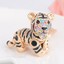 Cute Tigers White/Rainbow Crystal Key Chain Women's Handbag Car Pendant ...