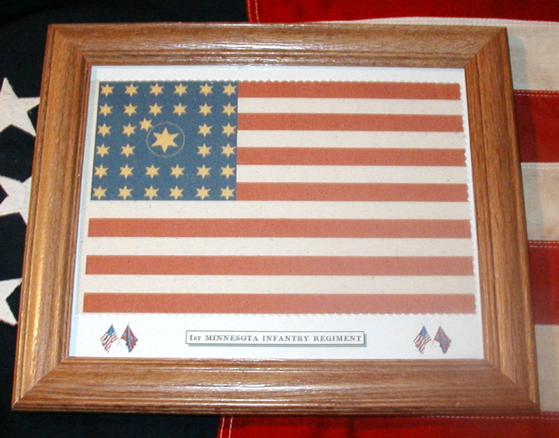 American Wall Decor, Civil War Flag, 34 star Flag..1st Minnesota ...