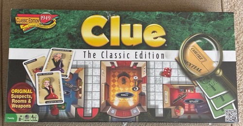 Clue Board Game The Classic Edition Hasbro Factory Sealed 2014 | eBay