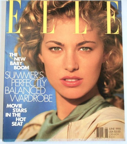 Vintage Elle Fashion Magazine June 1990 Elaine Irwin | eBay