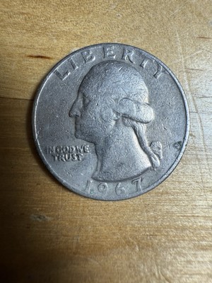 1967 Washington Quarter- Rare No Mint Mark Error | eBay