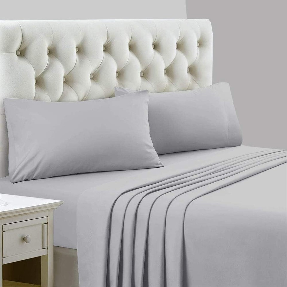 California King Waterbed Sheet Set, 4 Piece Attached Top & Bottom ...