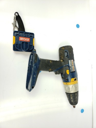 Ryobi P201 1/2" 13mm Cordless Drill 18V Bare Tool Only BUTTON IS BROKEN ...