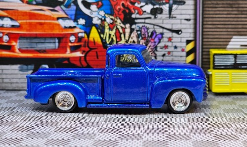 🔥 Custom HOT WHEELS ‘52 CHEVY HOT ROD PICKUP TRUCK Real Riders Pickup ...