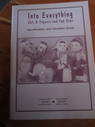 S/C BOOK INTO EVERYTHING SALT & PEPPERS AND EGG CUPS 1995 GREAT ** MUST ...