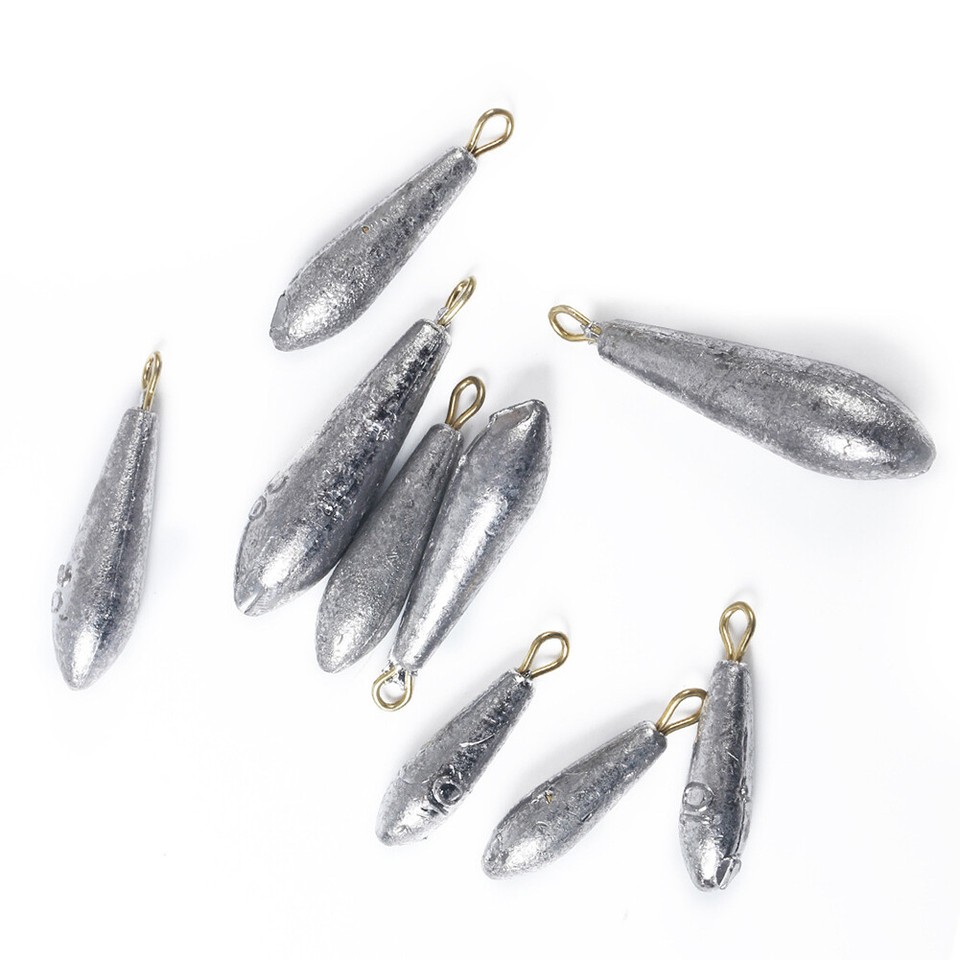 5 Pcs Lead Sinker Dropshot Fishing Sinkers Fishing Weight Sinker for ...