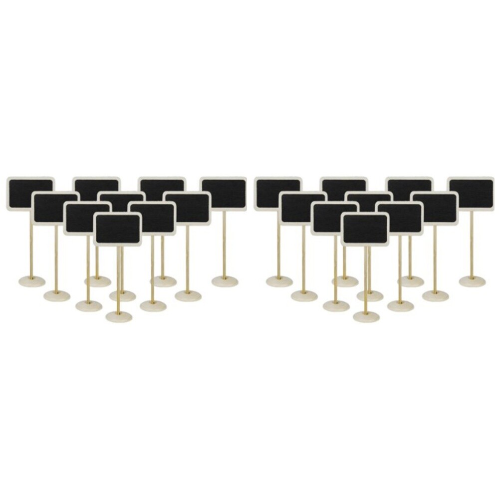 10 Pcs Blackboard Mini Chalkboard Small Chalkboards Message with Base ...